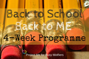 Back to School - Back to ME - Project Me